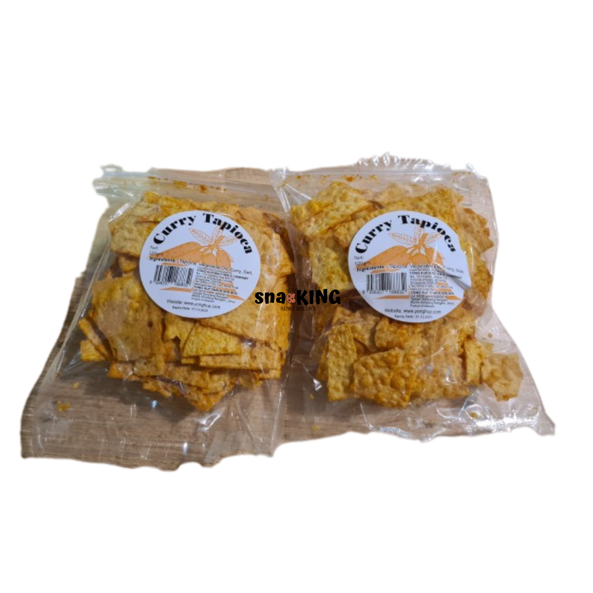 Packaged Keropok (Assorted Flavours) | snacKING Retro Biscuits