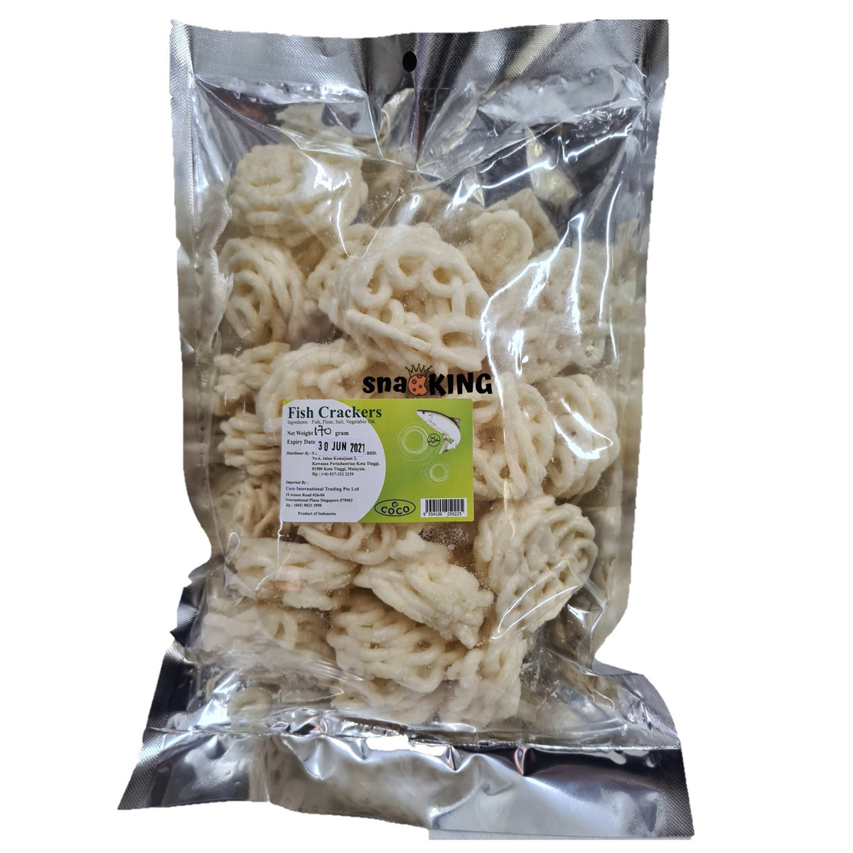 Packaged Keropok (Assorted Flavours) | snacKING Retro Biscuits