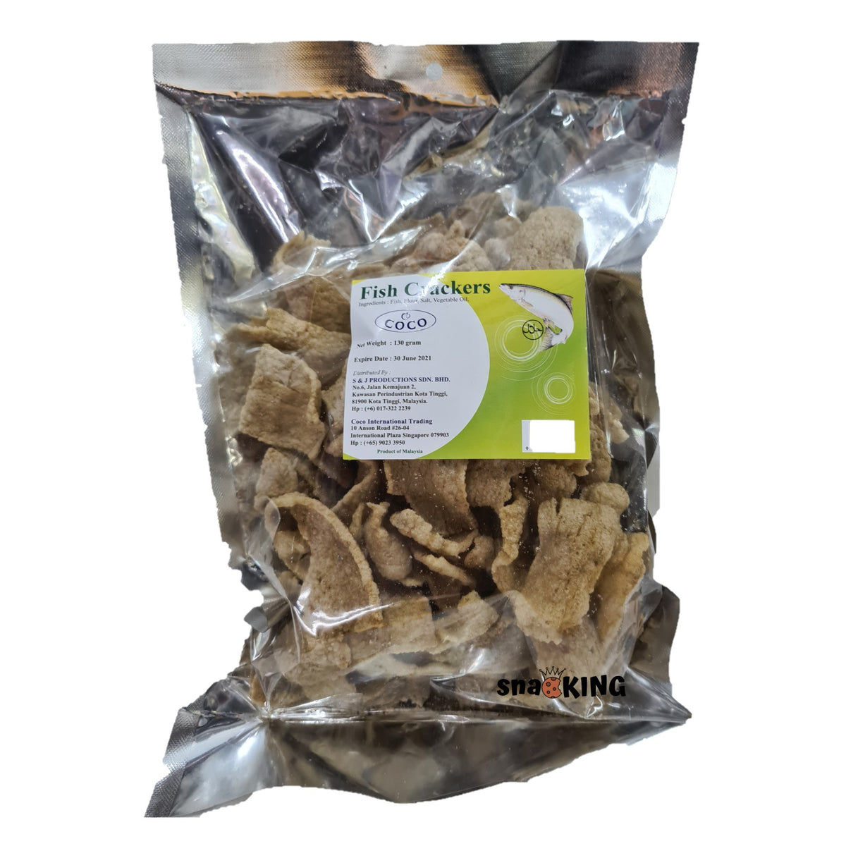 Packaged Keropok (Assorted Flavours) | snacKING Retro Biscuits