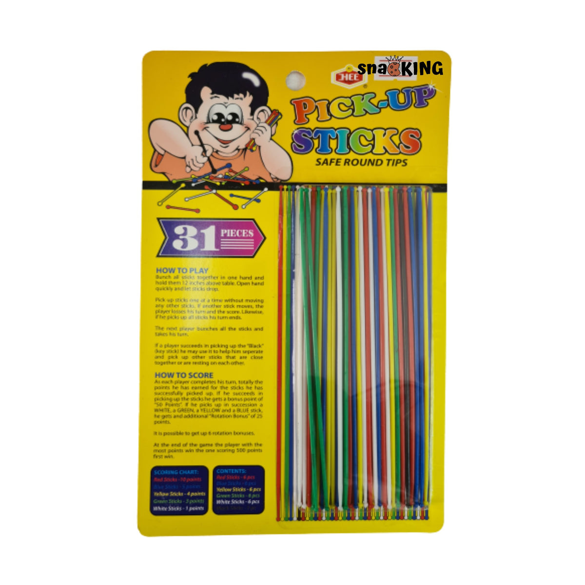 Pick-up Sticks| Nostalgic Toys | snacKING Retro Biscuits